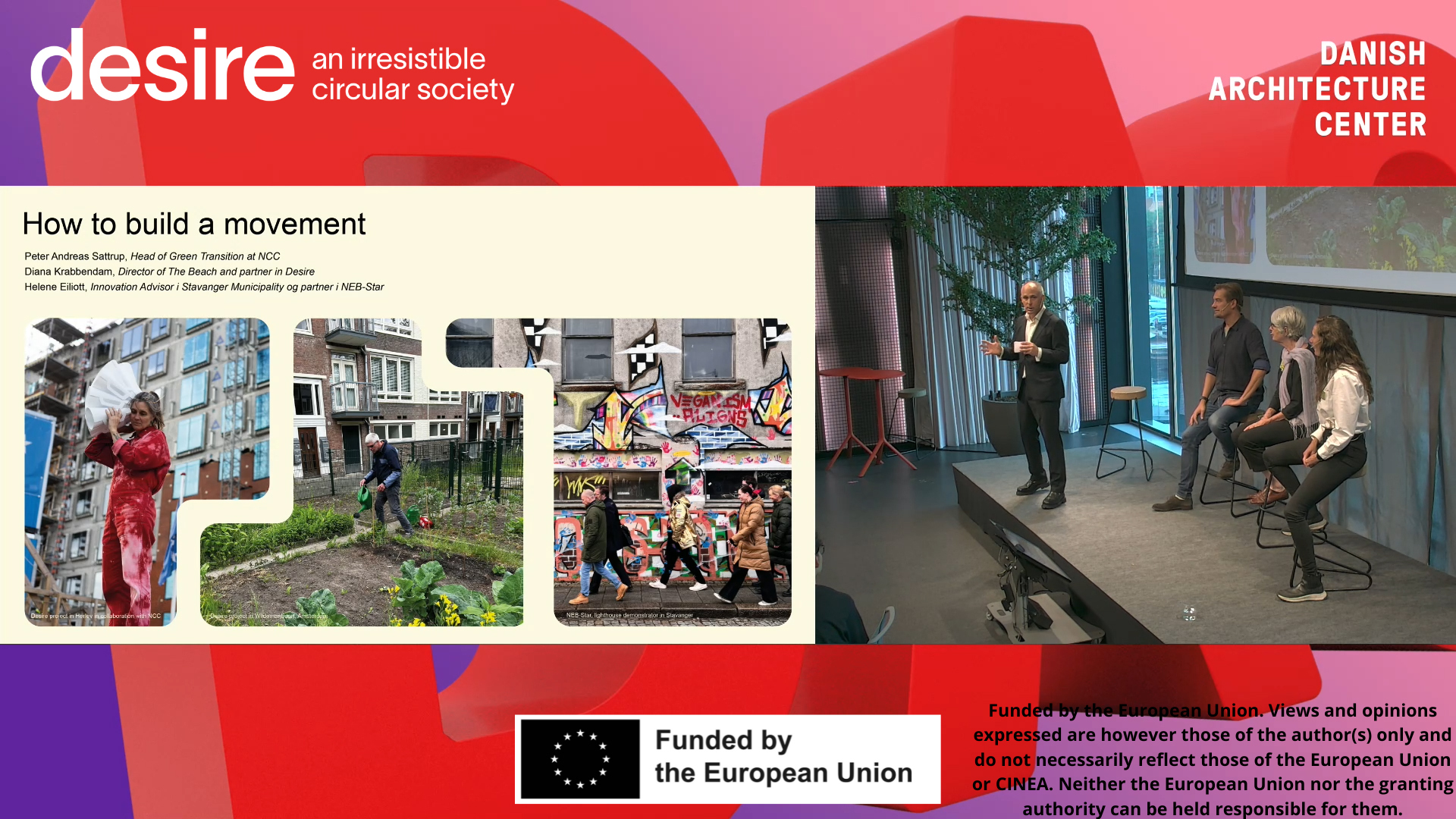 VIDEO: How to build a movement? Panel discussion at the Desire's event - Desire